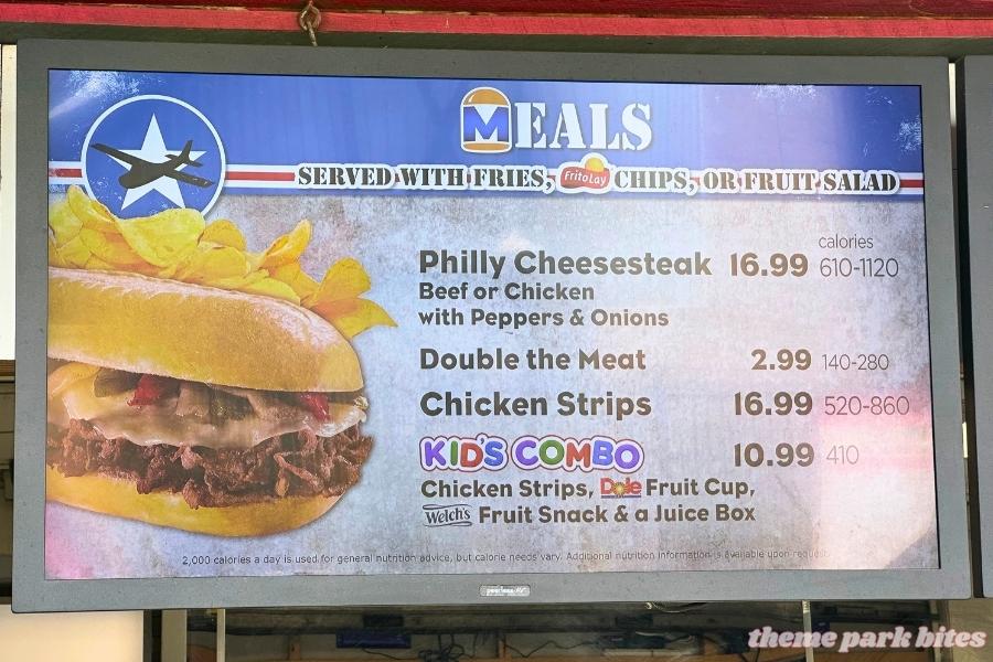 Aviator Grille - theme park bites