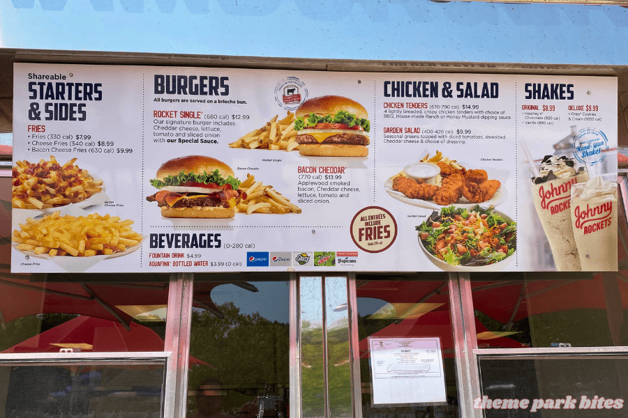 Johnny Rockets - Splish Splash • theme park bites