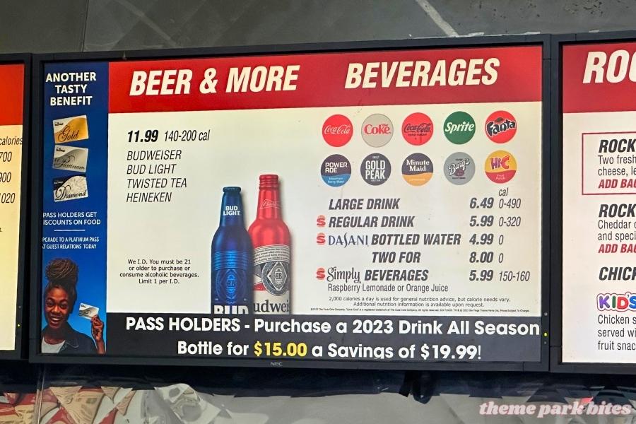 Johnny Rockets - Six Flags America - theme park bites