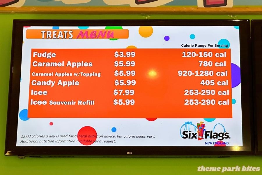 Candy Cabin / Coaster Candy - Six Flags New England - theme park bites