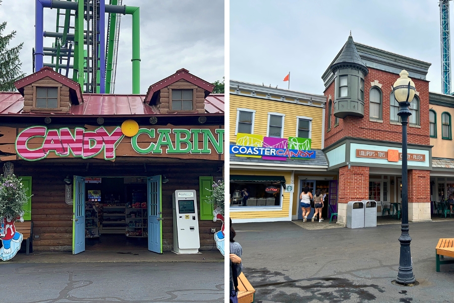 Candy Cabin / Coaster Candy - Six Flags New England - theme park bites