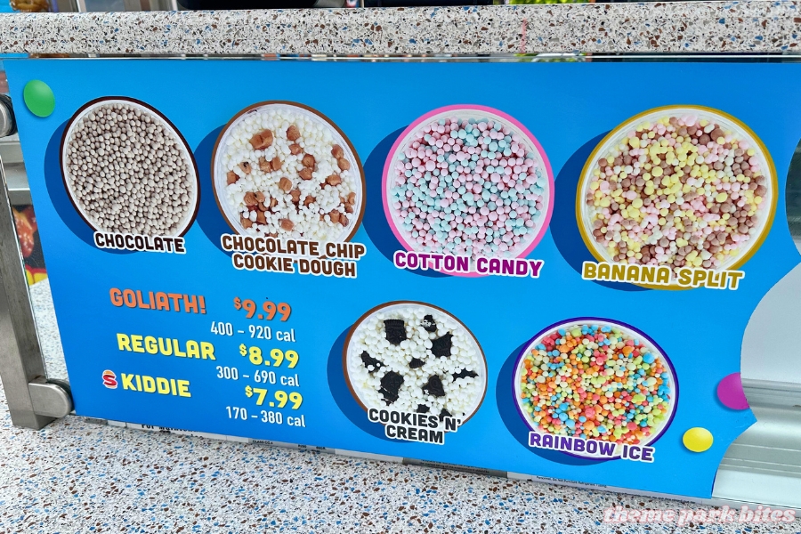 Dippin' Dots - Six Flags New England - theme park bites