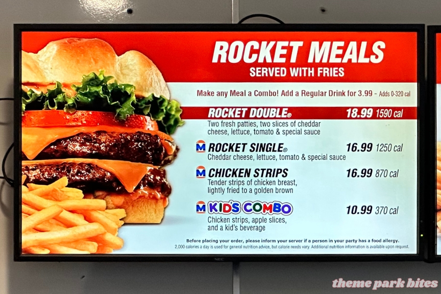 Johnny Rockets - Six Flags New England - theme park bites