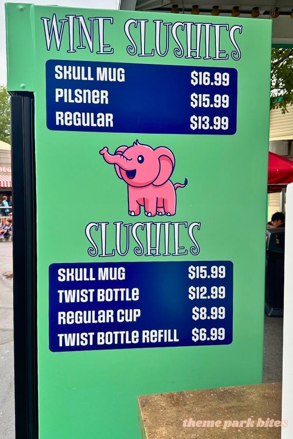 Pink Elephant - theme park bites