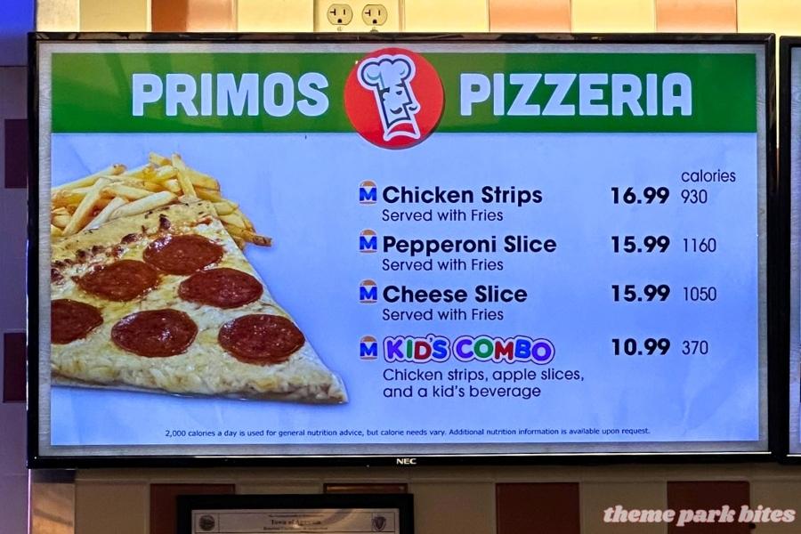 Primo's Pizzeria - theme park bites