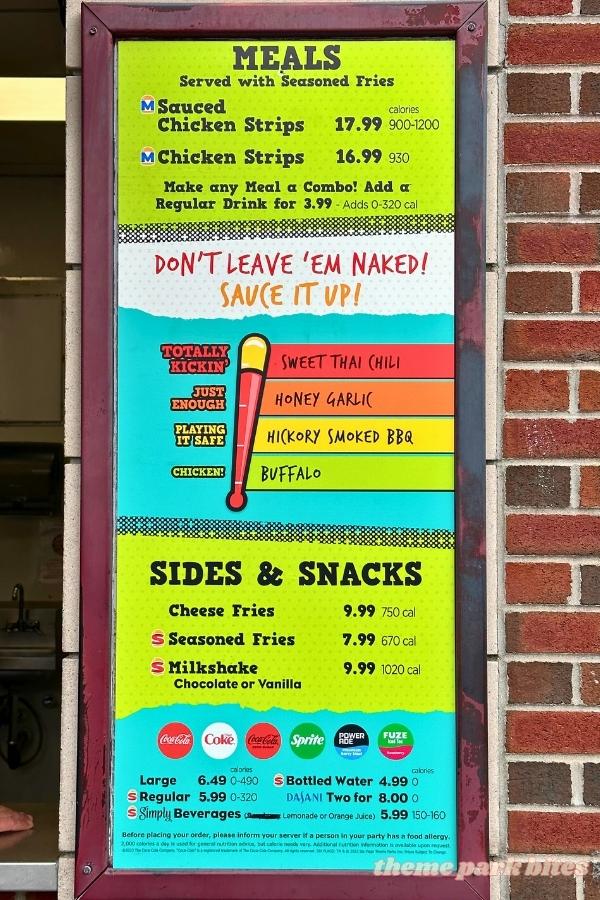 Totally Kickin' Chicken - theme park bites