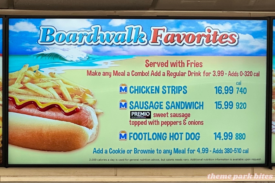 Boardwalk Steak and Fries - theme park bites