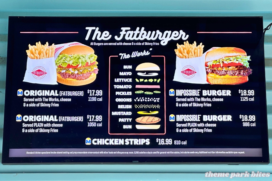 Fatburger - theme park bites