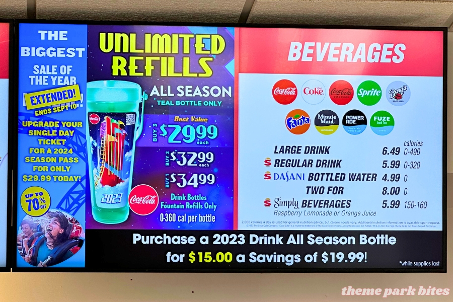 Johnny Rockets - Six Flags Great Adventure - theme park bites