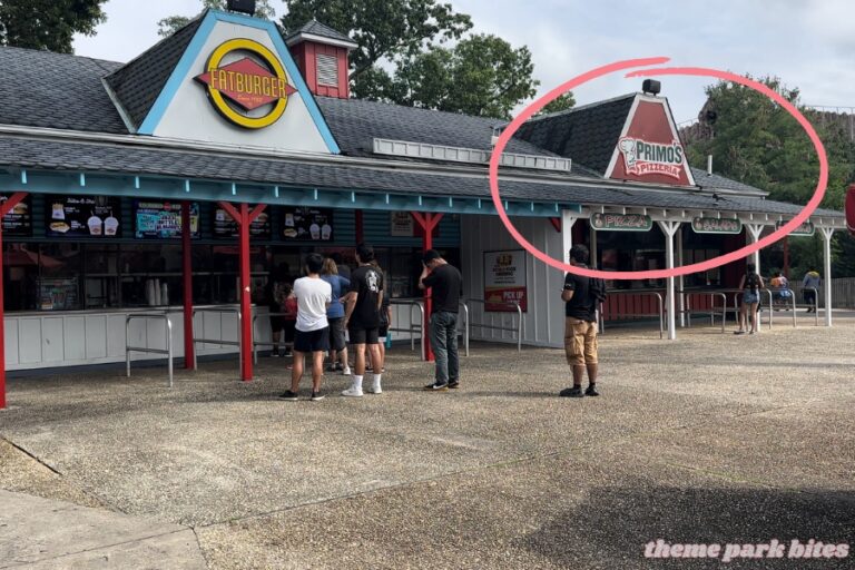 Primo's Pizzeria - Six Flags Great Adventure • theme park bites
