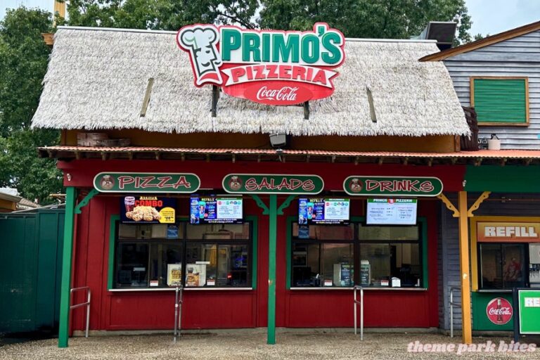 Primo's Pizzeria - Six Flags Great Adventure • theme park bites