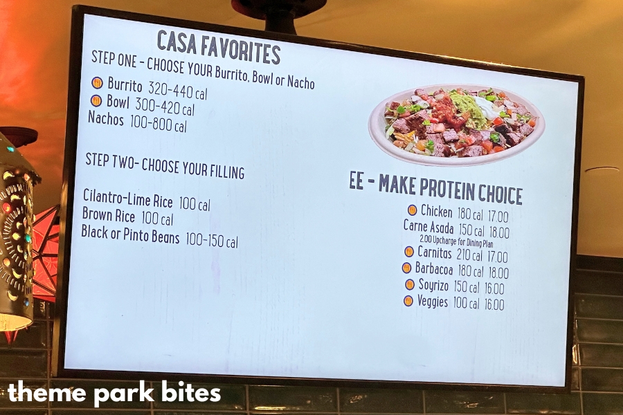 Casa California Restaurante - theme park bites