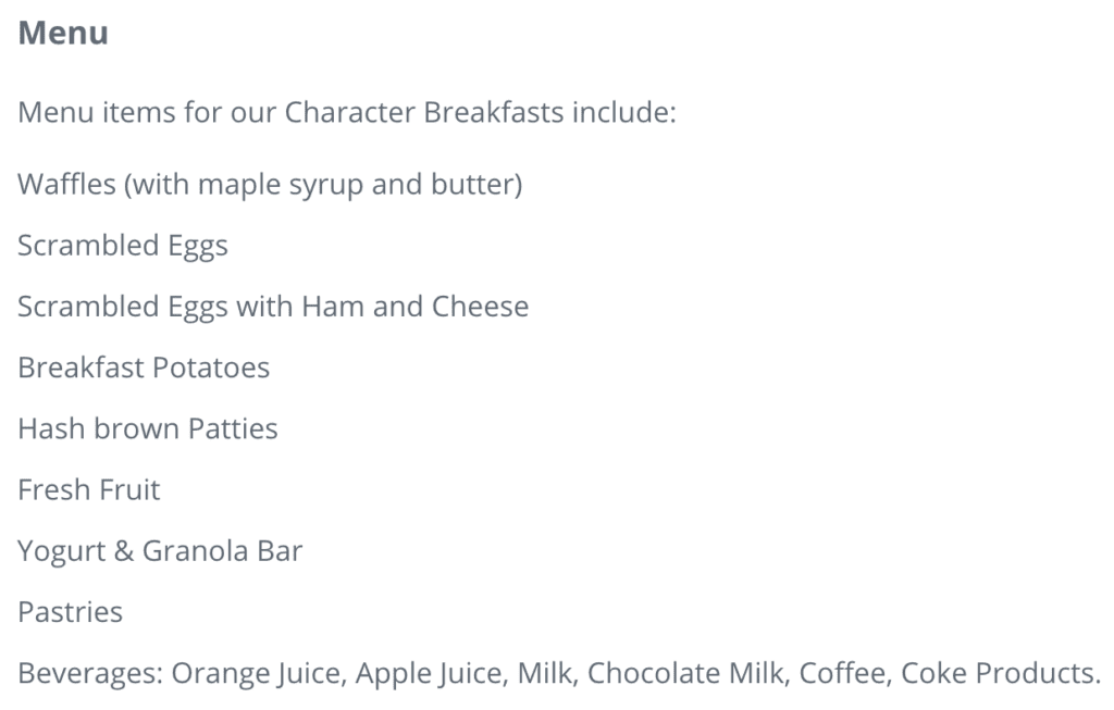 Magical Meals Beyond the Mouse: Character Dining Spots You Didn't Know ...