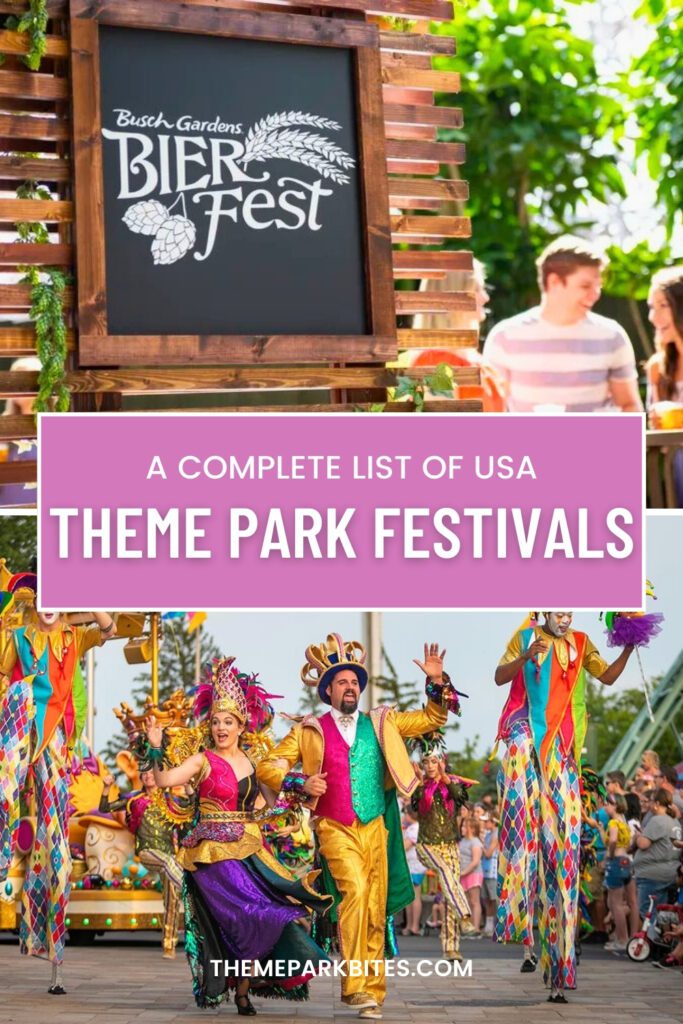 The Complete List of Theme Park Festivals: A Journey Across the USA ...